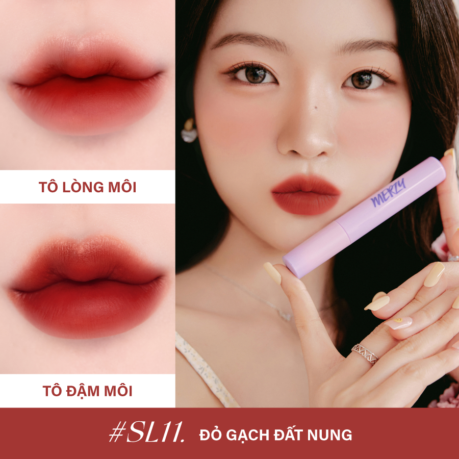 Combo 2 Son Kem Siêu Lì Merzy Soft Touch Lip Tint 3g (Ver 2) + Son Kem ...